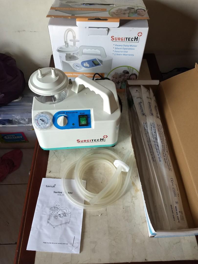 Portable Suction Machine, Health & Nutrition, Medical Supplies & Tools ...