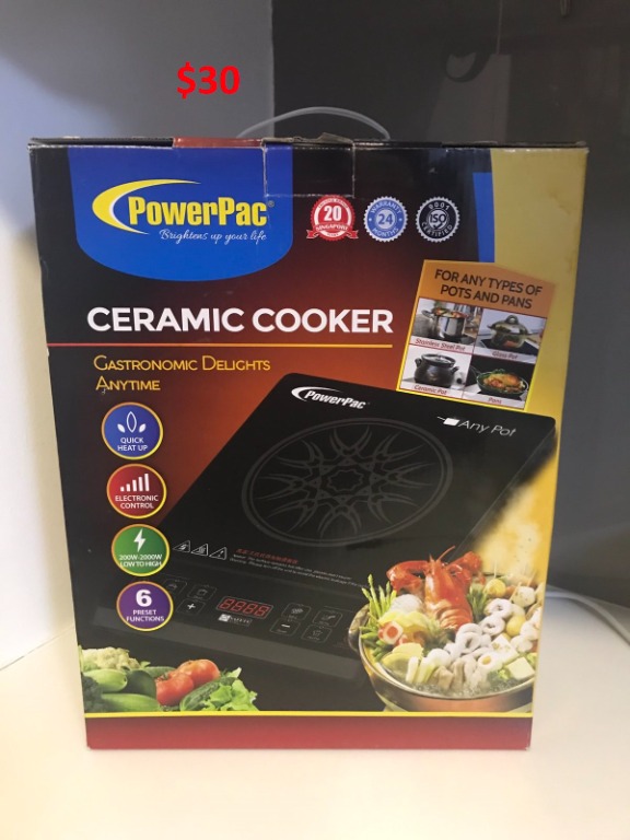 PowerPac Ceramic Cooker, TV & Home Appliances, Kitchen Appliances ...