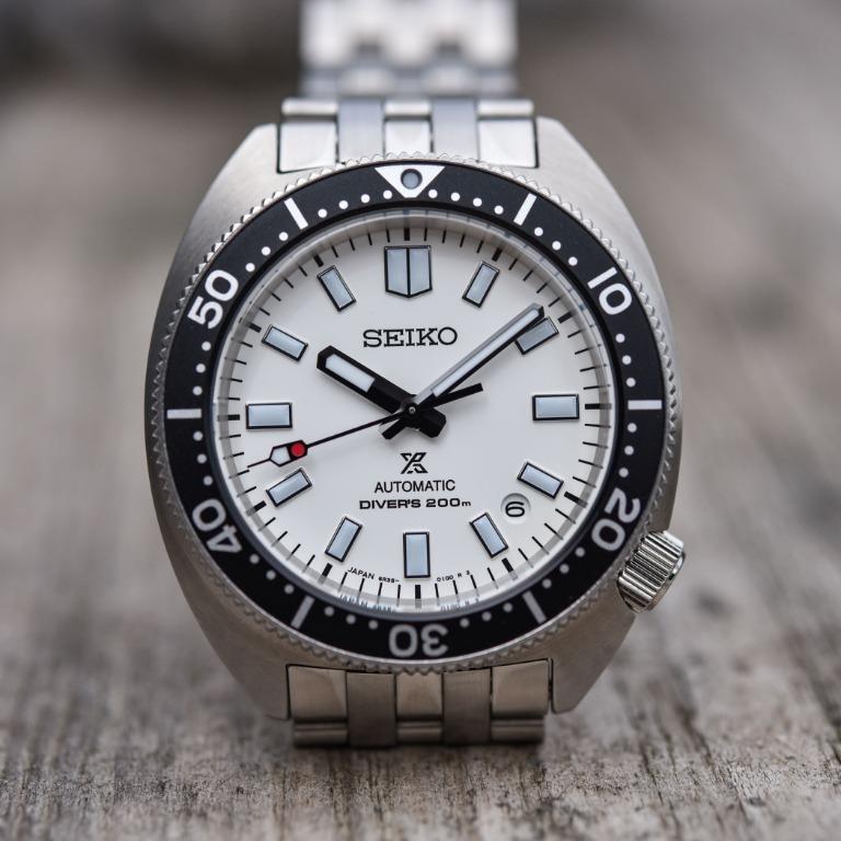 Seiko Prospex 1968 Turtle Reinterpretation White Dial Stainless Steel Diver Automatic Watch ...