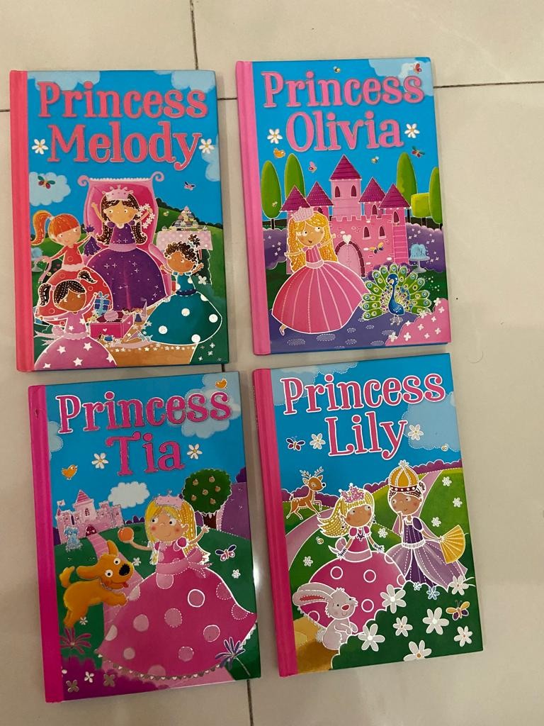 Princess Books- Set of 4 Books, Hobbies & Toys, Books & Magazines ...