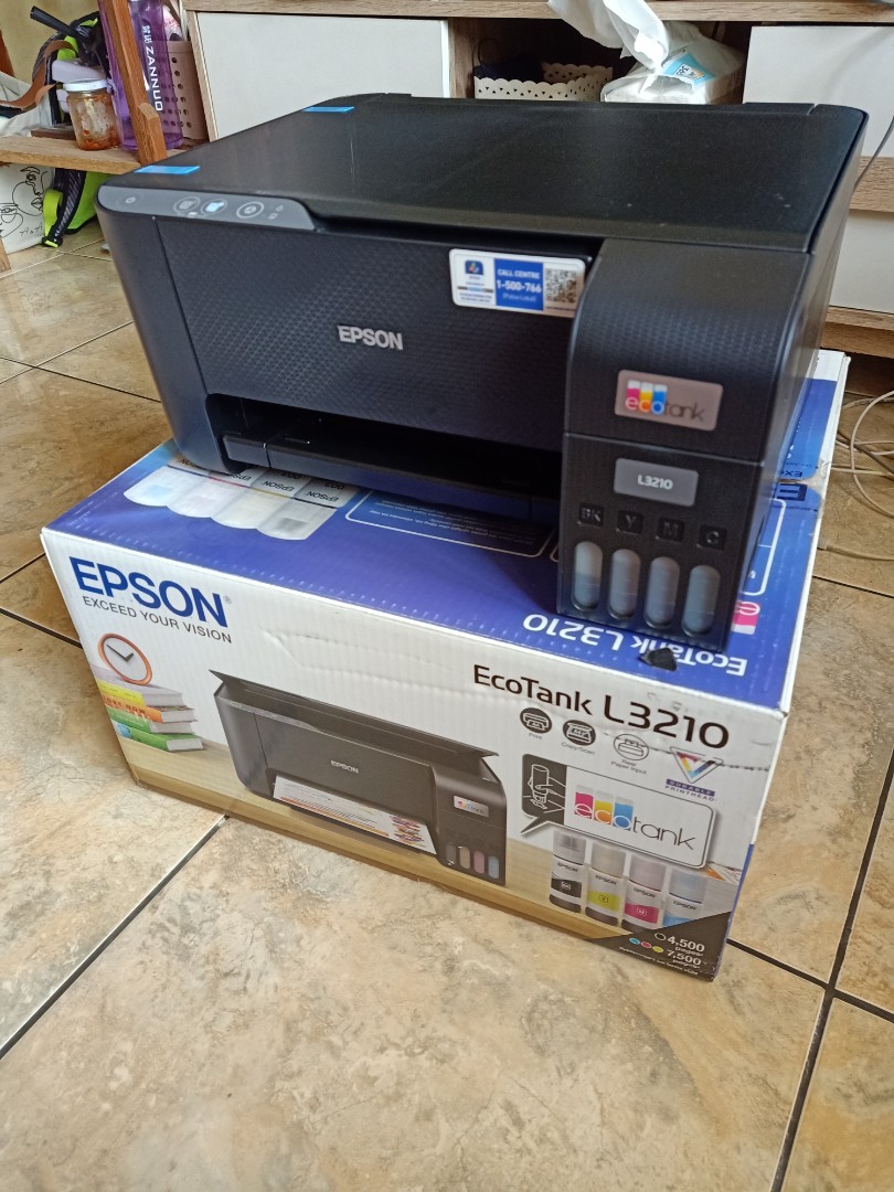 Printer Epson L3210, Elektronik, Komputer, Lainnya di Carousell
