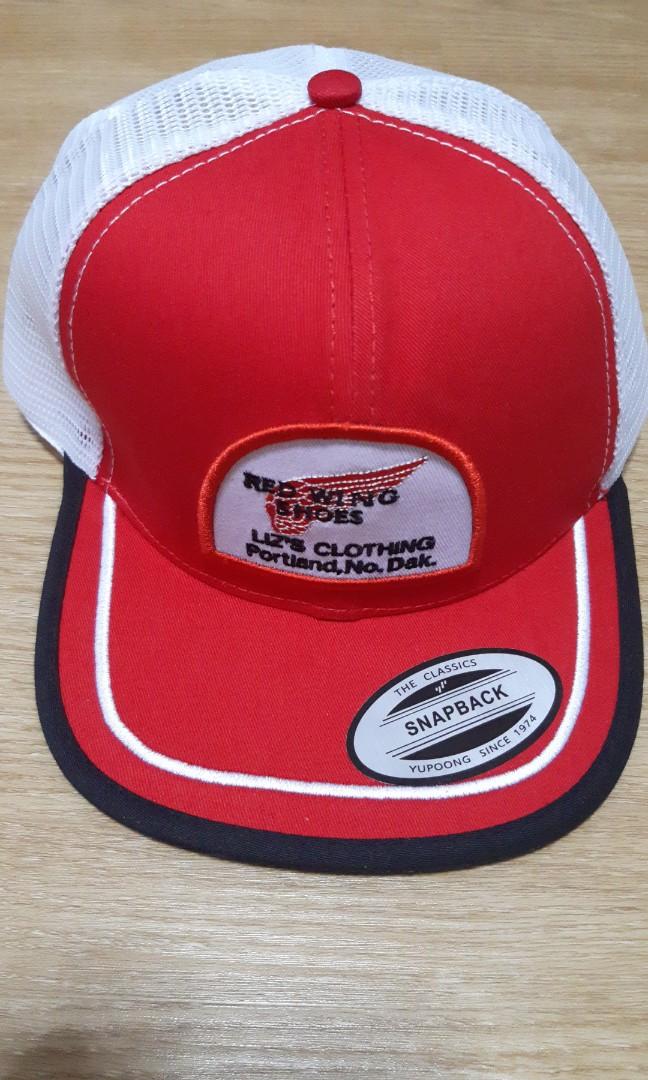 Red Wing cap, Men's Fashion, Watches & Accessories, Caps & Hats on ...