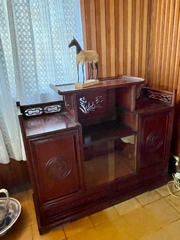 Rosewood Display Unit, Furniture & Home Living, Furniture, Shelves ...