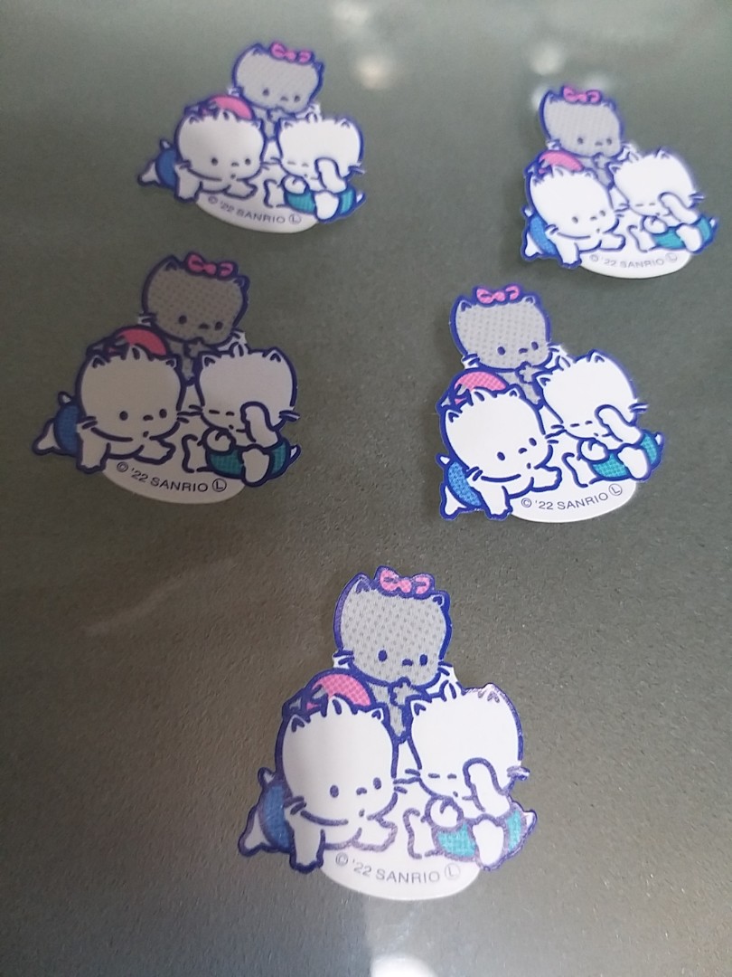 Sanrio Nya Ni Nyu Nye Nyon Stickers x 5, 興趣及遊戲, 手作＆自家設計, 文具及工藝 - 畫作及印刷品 ...