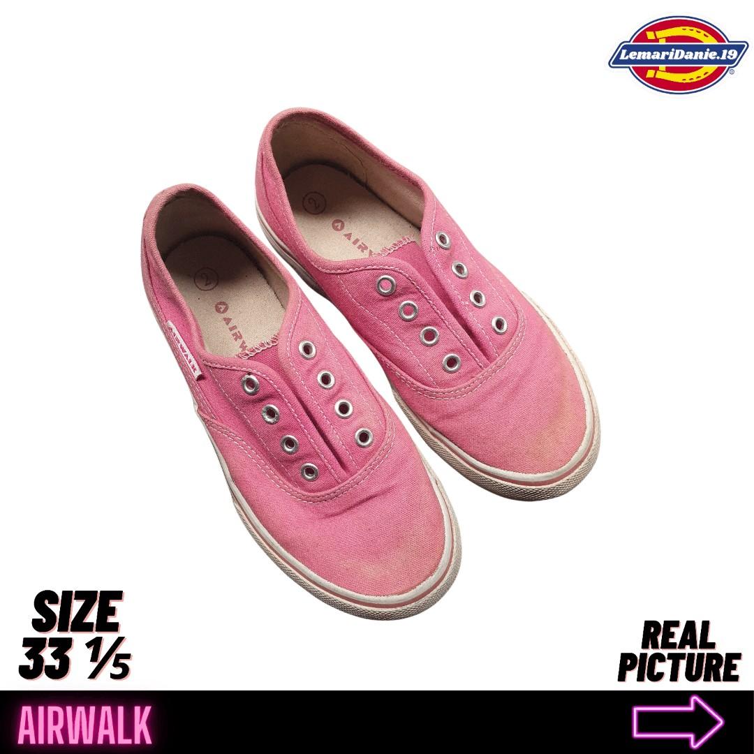 Sepatu Airwalk Authentic Pink, Fesyen Wanita, Sepatu di Carousell