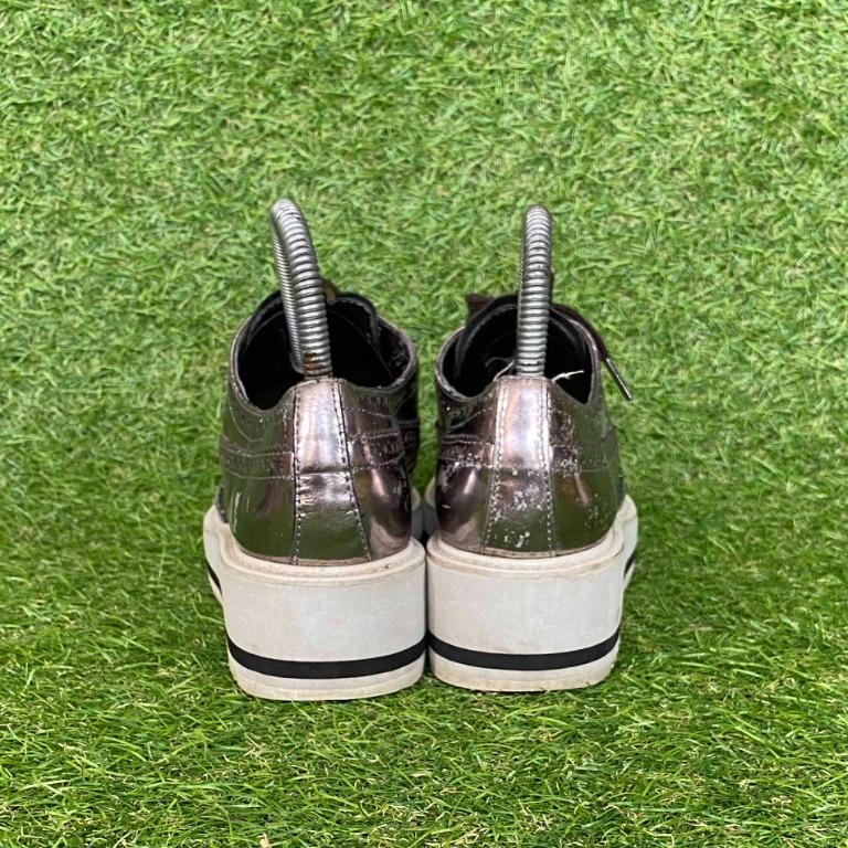 Sepatu Prada Leather Wingtip Brogue Platform Derby Second, Fesyen ...