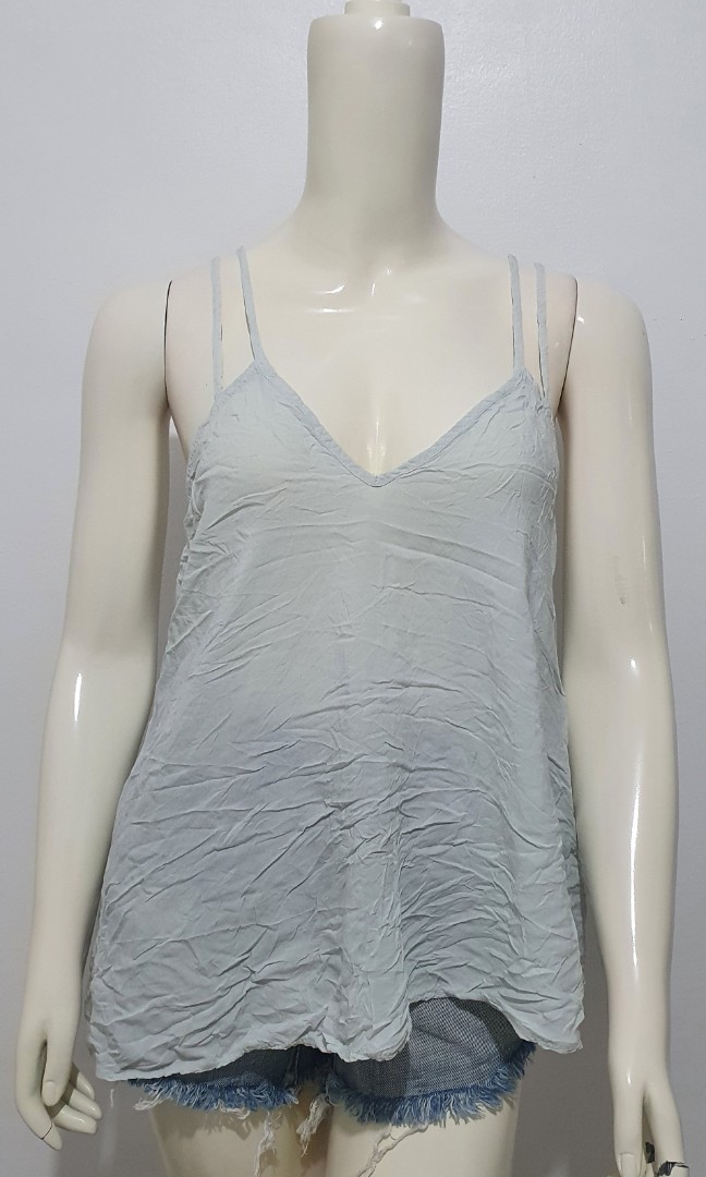 Sexy Powder Blue Top M-L Frame Php100, Women's Fashion, Tops ...