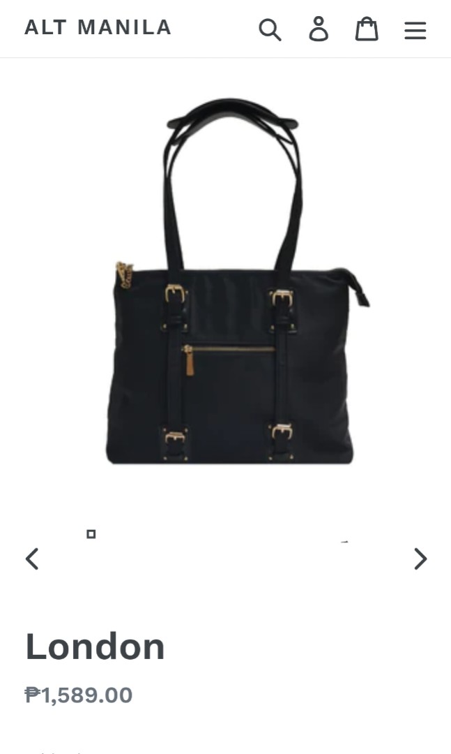 Nylon Shoulder Bag & Backpack (ALT Manila - London), Women's Fashion ...