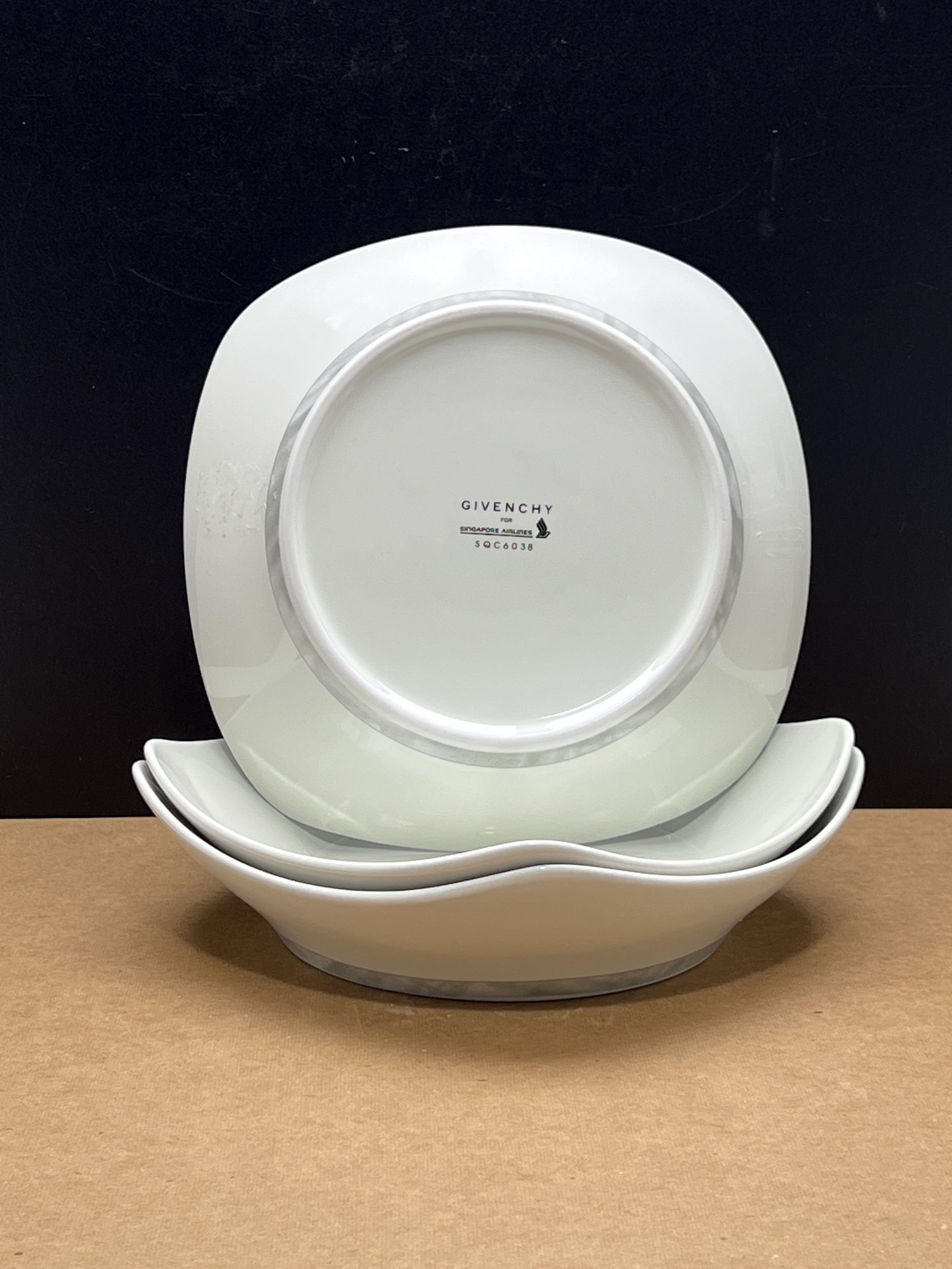 SINGAPORE AIRLINES FIRST-CLASS GIVENCHY SALAD/FRUIT BOWL (price per ...