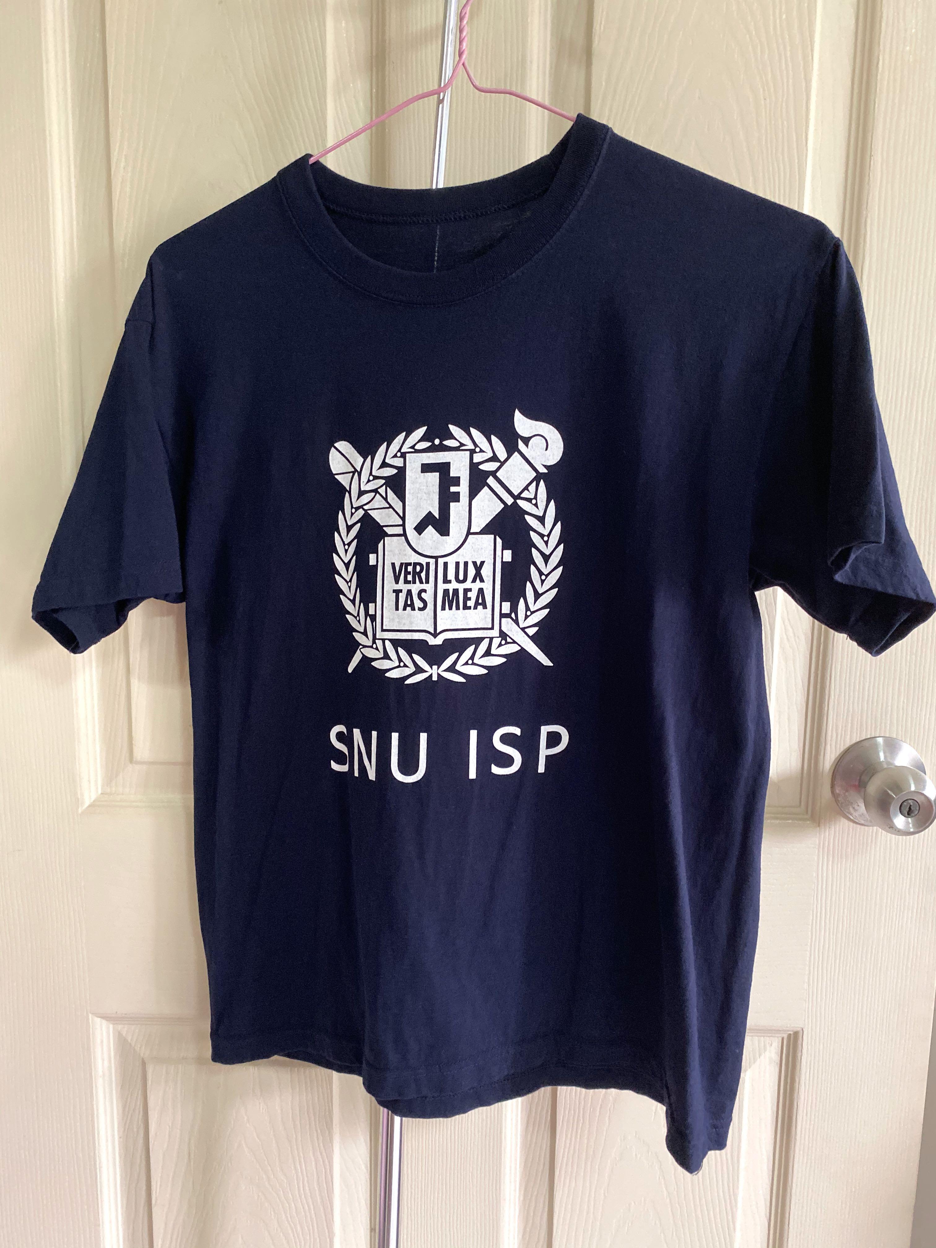 SNU seoul national university tshirt navy blue, Men's Fashion, Tops ...