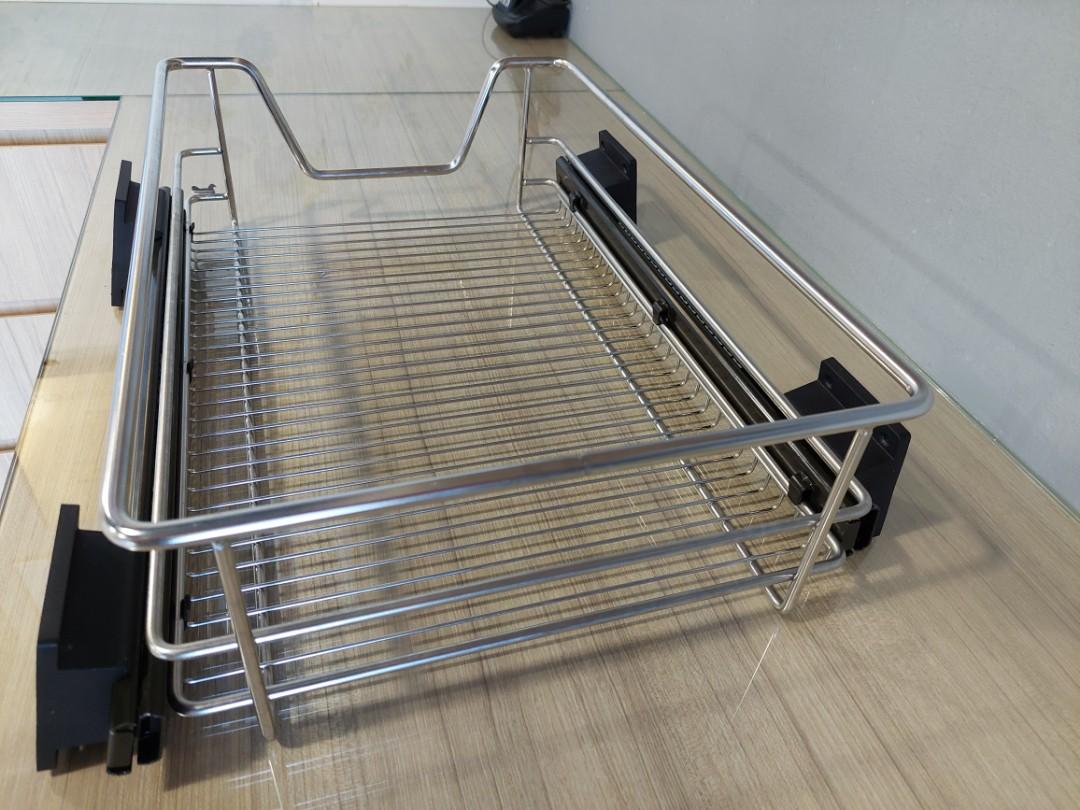 Song Cho kitchen closet stainless steel drawer basket, TV & Home ...