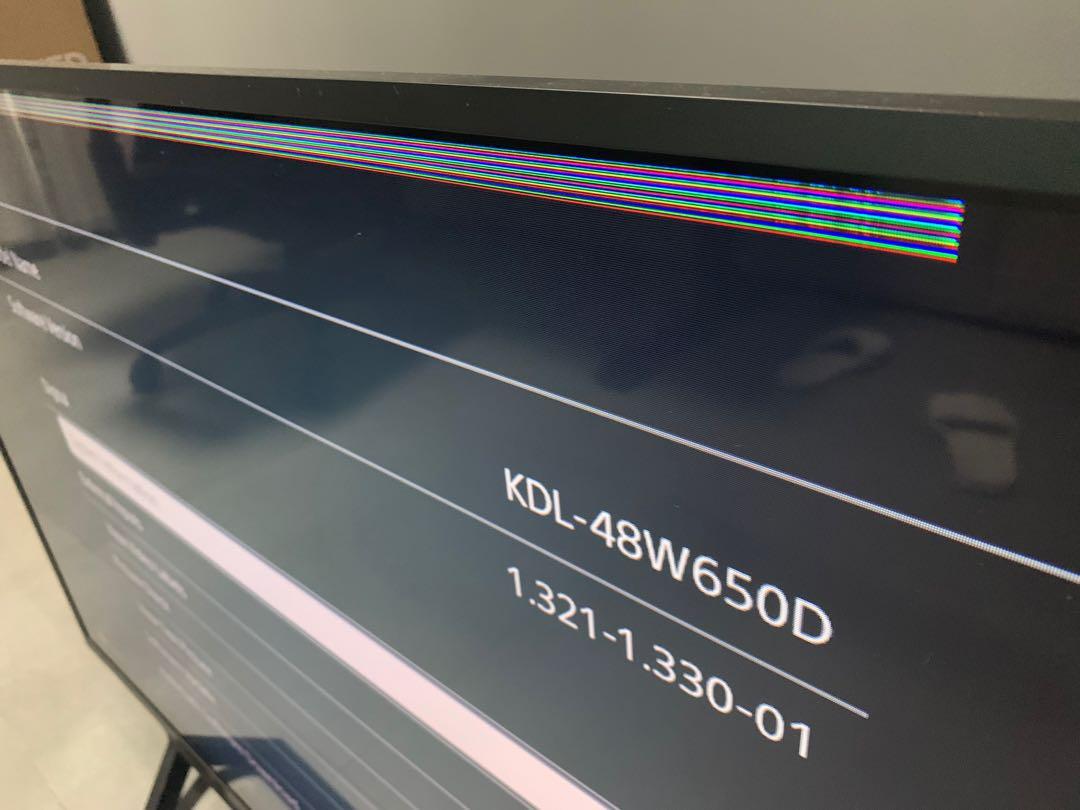 Sony Tv KDL-48W650D, TV & Home Appliances, TV & Entertainment, TV on ...
