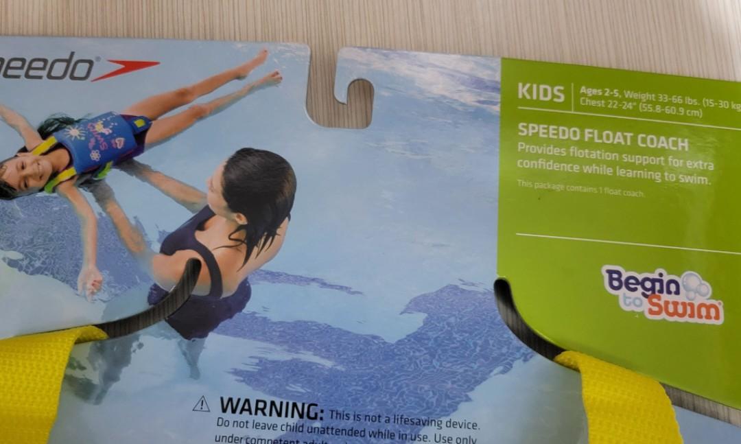 Speedo kids float coach, size 2-5 yrs, 運動產品, 運動與體育, 運動與體育 - 水上活動 ...