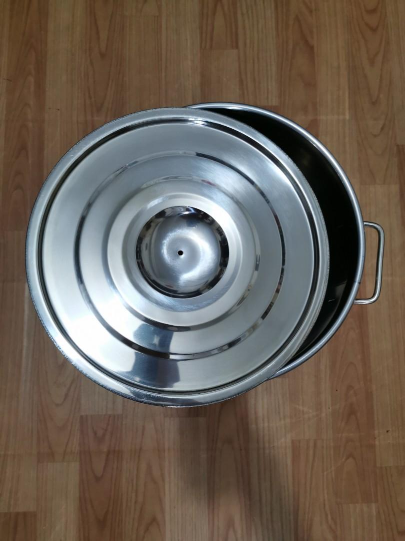 Brand New Stainless Steel Large Pot, Furniture & Home Living ...