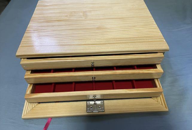 Thai Amulets @ Amulet Box 3 Layer with key, Hobbies & Toys, Memorabilia ...