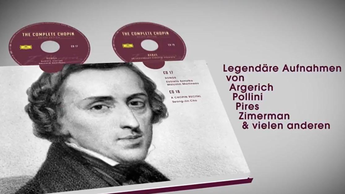 The Complete Chopin (Deluxe Edition) Label Deutsche Grammophon (DG) Box ...