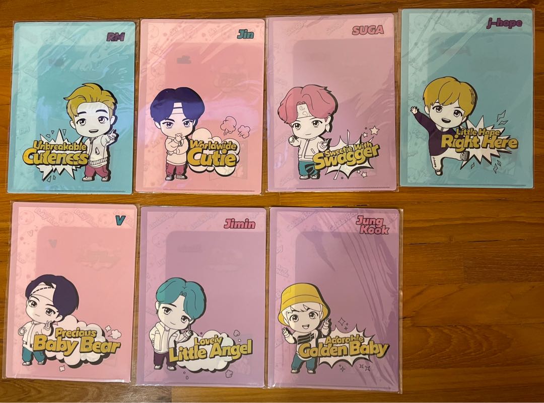 Tiny Tan 2 pocket folder (BTS K-Wave), Hobbies & Toys, Memorabilia ...