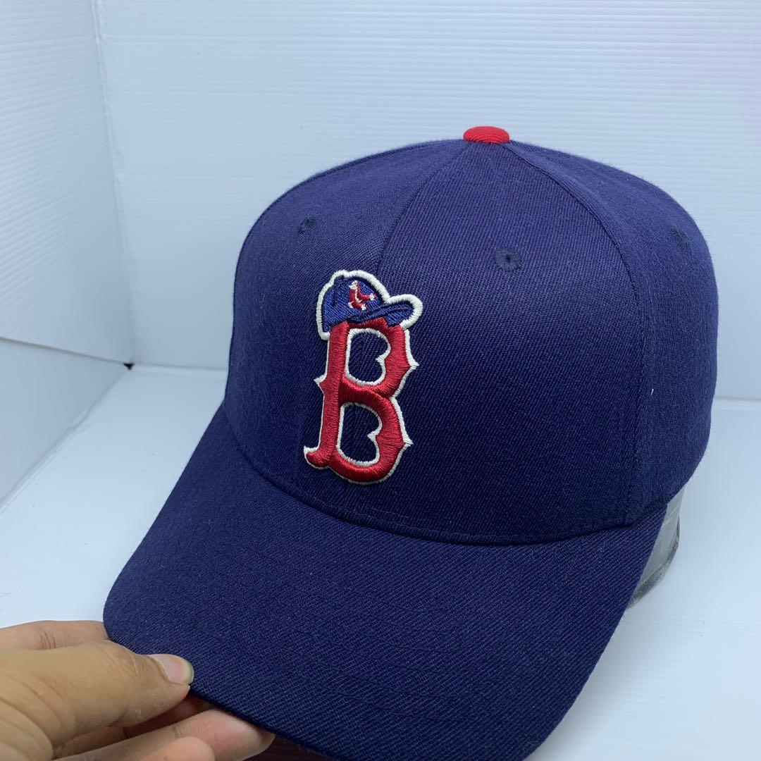 TOPI MLB BASEBALL BOSTON RED SOX NOT NEW ERA FITTED, Fesyen Pria ...