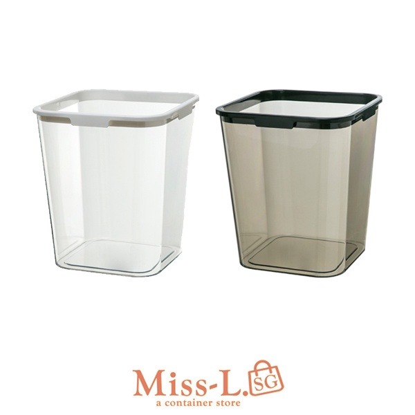 Transparent Waste Bin Rubbish Bin | Premium Trash Bin, Furniture & Home ...
