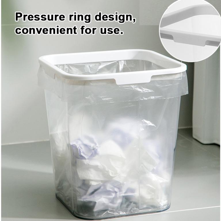 Transparent Waste Bin Rubbish Bin | Premium Trash Bin, Furniture & Home ...