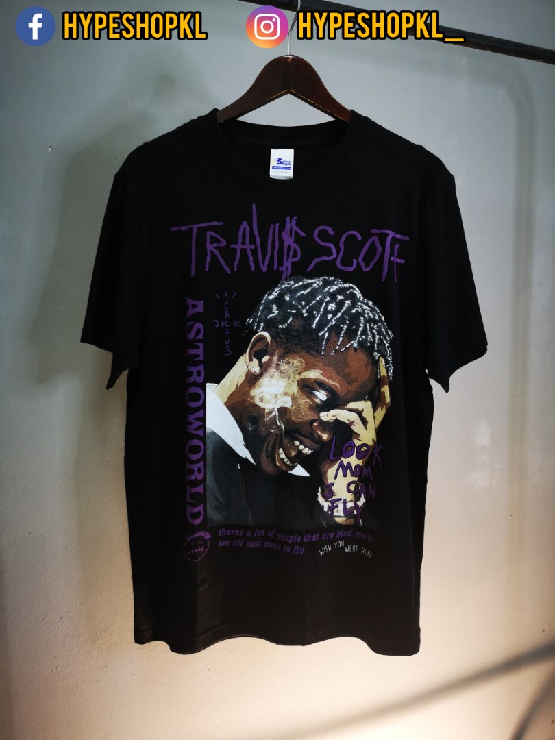 TRAVIS SCOTT, Men's Fashion, Tops & Sets, Tshirts & Polo Shirts on ...