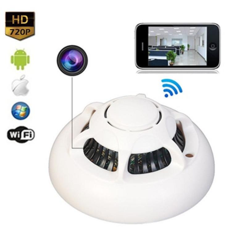 UFO Smoke Detector WiFi Spy Hidden Camera, 傢俬＆家居, 保安及門鎖 , 保安系統及閉路電視 ...