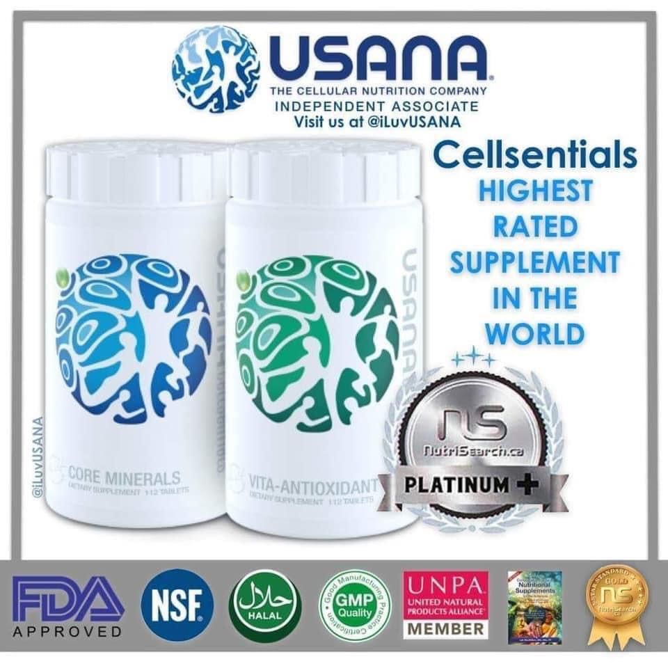 Promotion Usana Cellsentials 100% Original, Health & Nutrition, Health ...