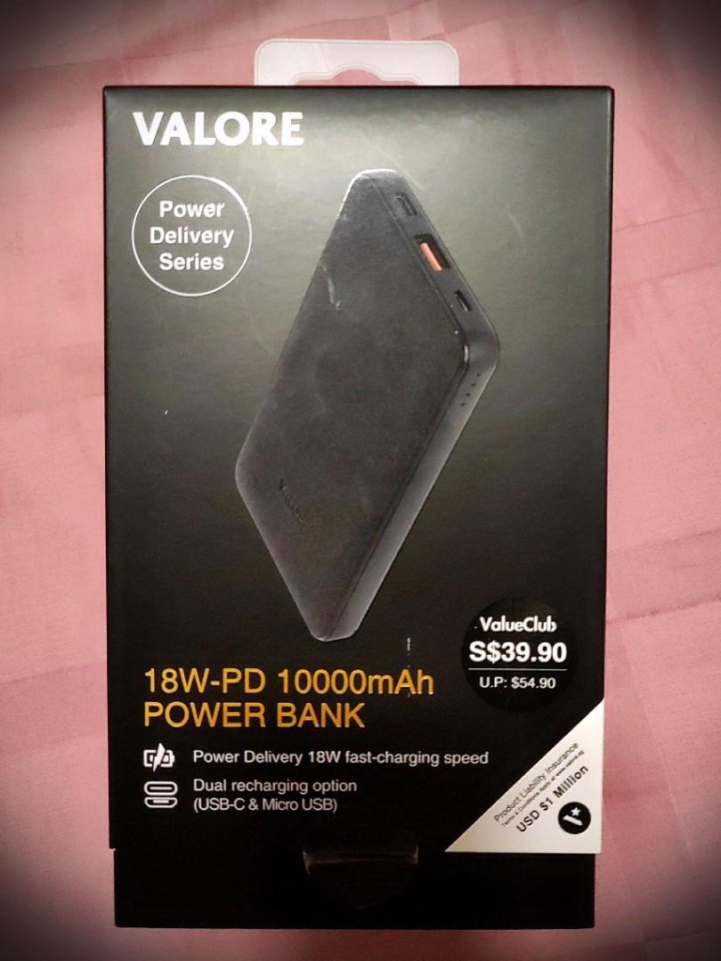 Valore Power Bank 10000mAh, Mobile Phones & Gadgets, Mobile & Gadget ...