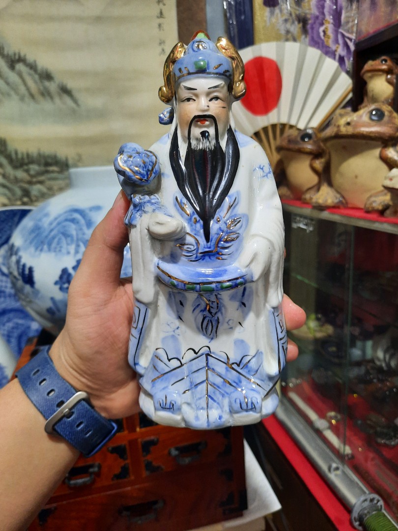 Vintage porcelain chinese wise man, Hobbies & Toys, Memorabilia ...