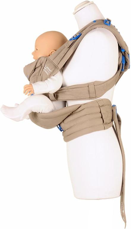 We Made Me Pao Papoose 3-in-1 Front & Back Baby Carrier in Pebble ...