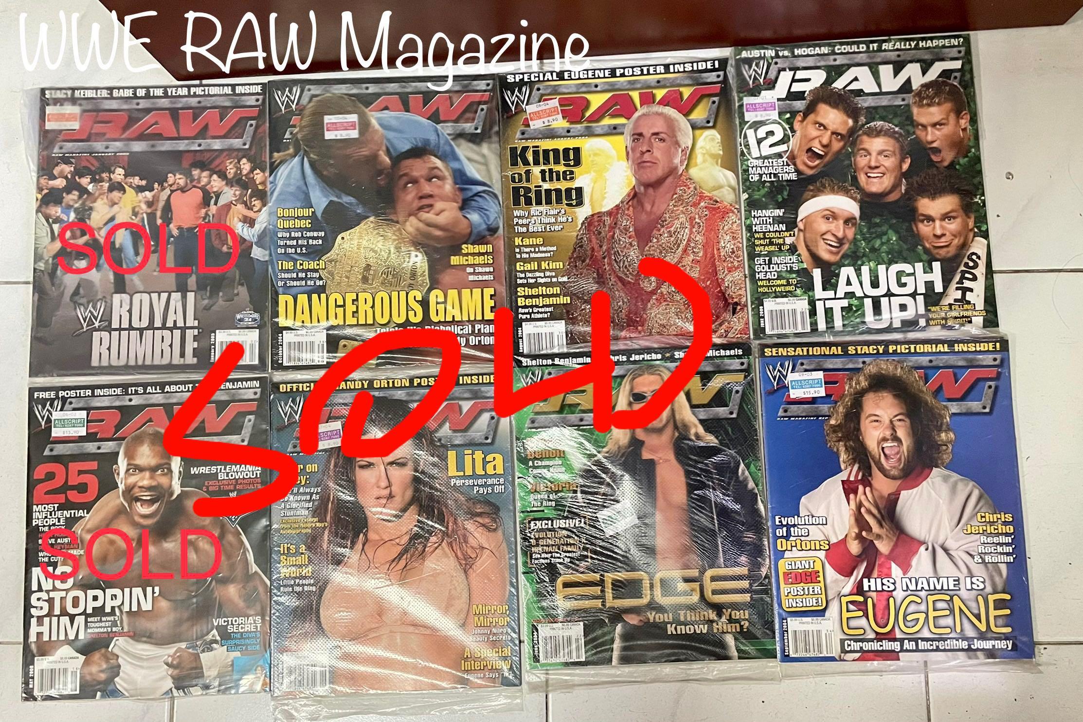 WWE SmackDown Magazine, WWE RAW Magazine, WWE Voices Music and WWE CD ...