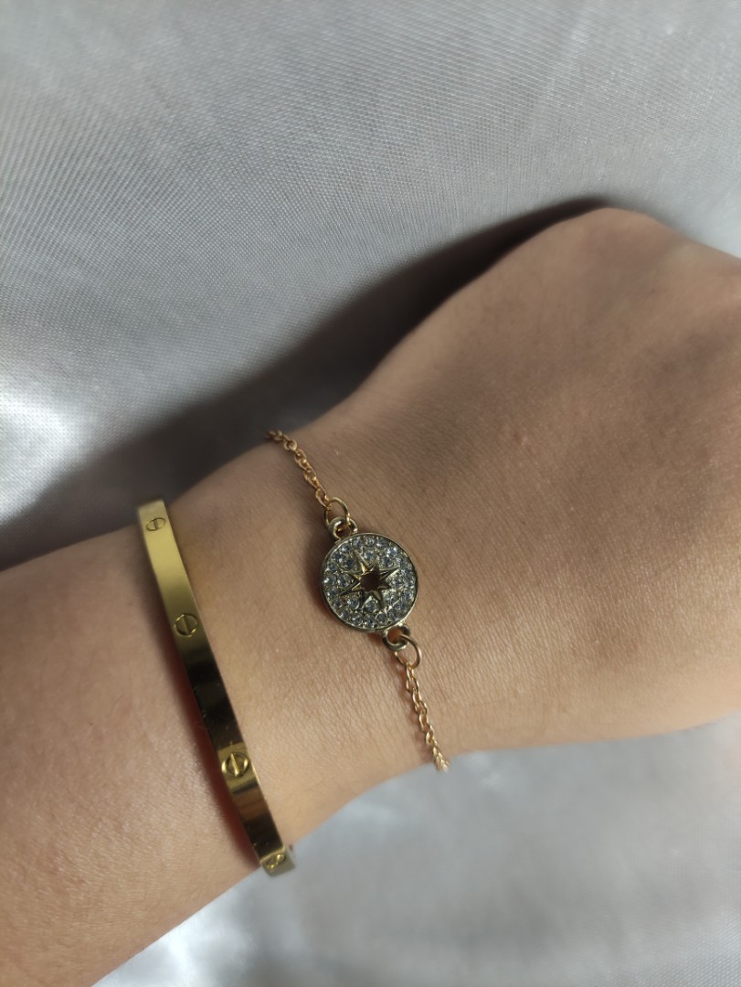 Boho compass bracelet, Women's Fashion, Jewelry & Organizers, Body ...