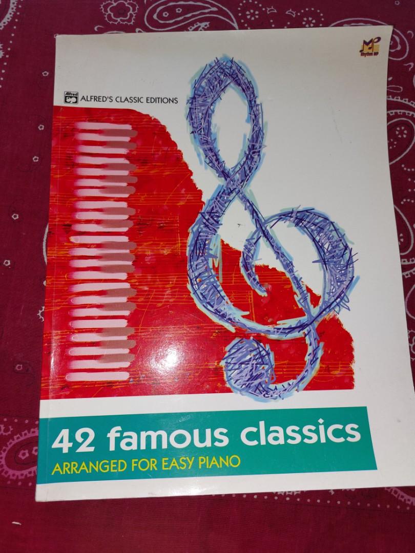 42 famous classics Alfred's classic edition, Hobbies & Toys, Music ...