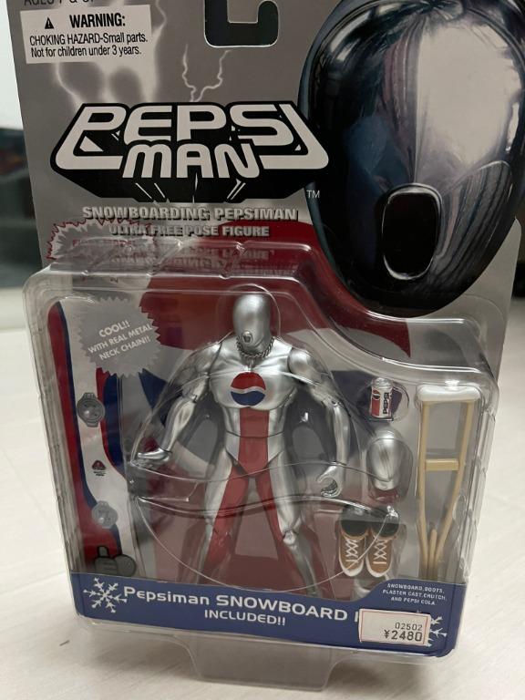 全新日版 絕版 罕有 百事超人Pepsi man action figures 特別版 special edition 一套三隻, 興趣及遊戲 ...