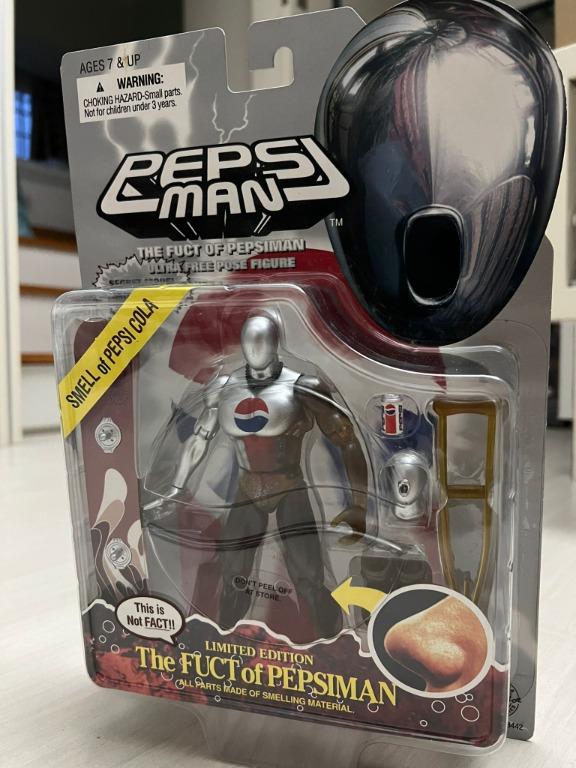 全新日版 絕版 罕有 百事超人Pepsi man action figures 特別版 special edition 一套三隻, 興趣及遊戲 ...