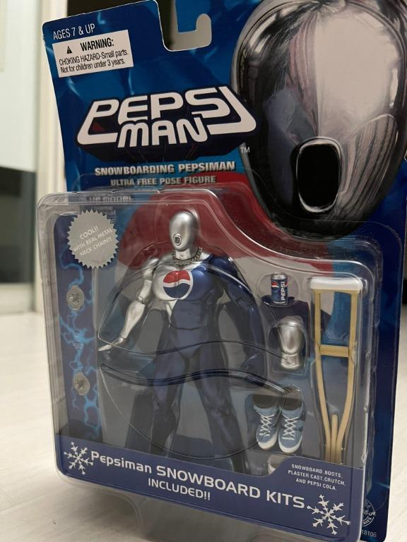 全新日版 絕版 罕有 百事超人Pepsi man action figures 特別版 special edition 一套三隻, 興趣及遊戲 ...