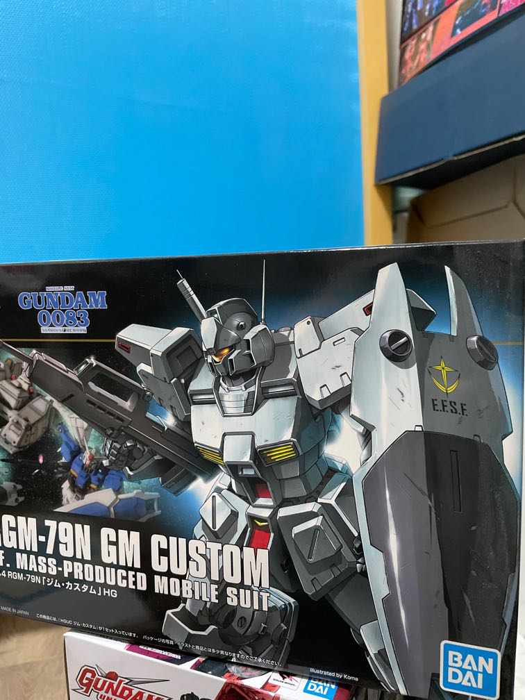 高達模型 HG GM custom 0083 gp 吉姆特裝型, 興趣及遊戲, 玩具 & 遊戲類 - Carousell