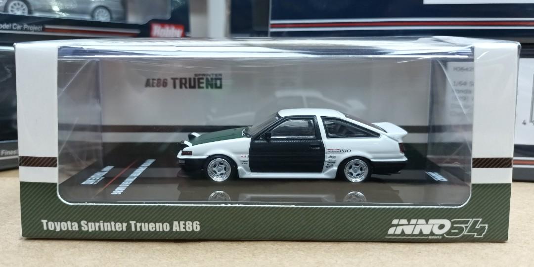 現貨 inno 1:64 Toyota sprinter trueno ae86 drift car with carbon doors 土屋圭市 飄移車, 興趣及遊戲, 玩具 & 遊戲類 ...