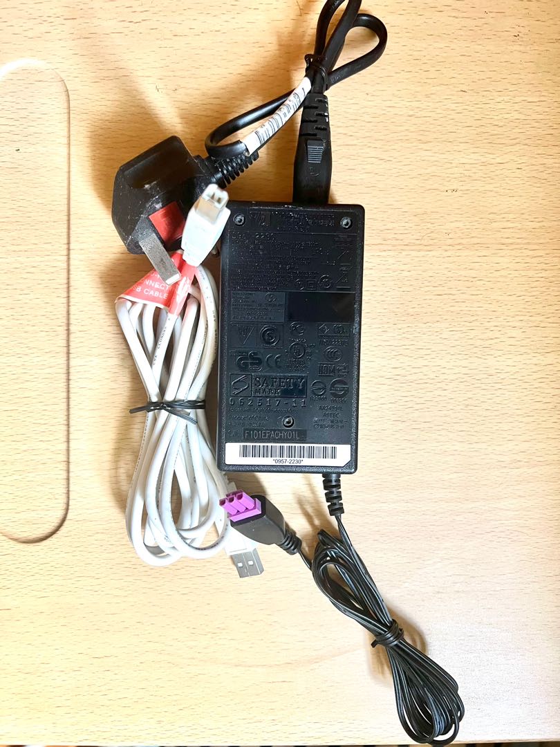 AC Power adaptor & cable for HP printer, Computers & Tech, Printers ...