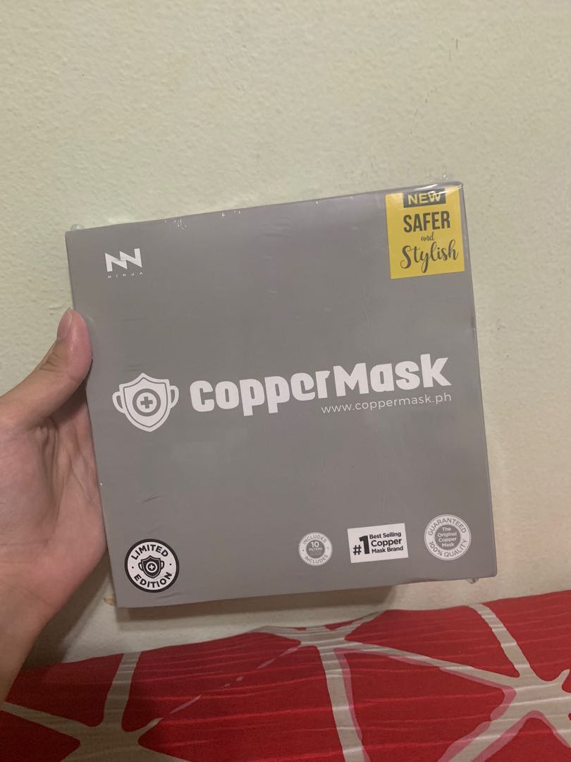 Authentic CopperMask, Health & Nutrition, Face Masks & Face Shields on ...