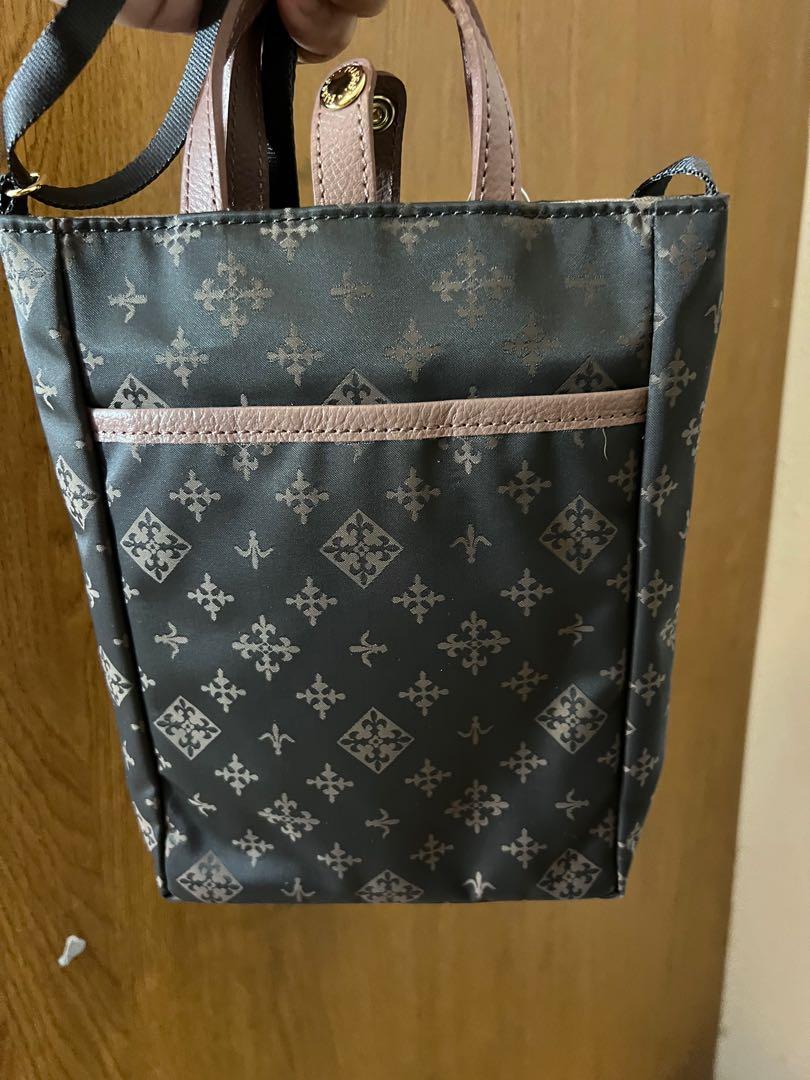 Authentic Russet phone sling bag - grey pink, Women's Fashion, Bags ...