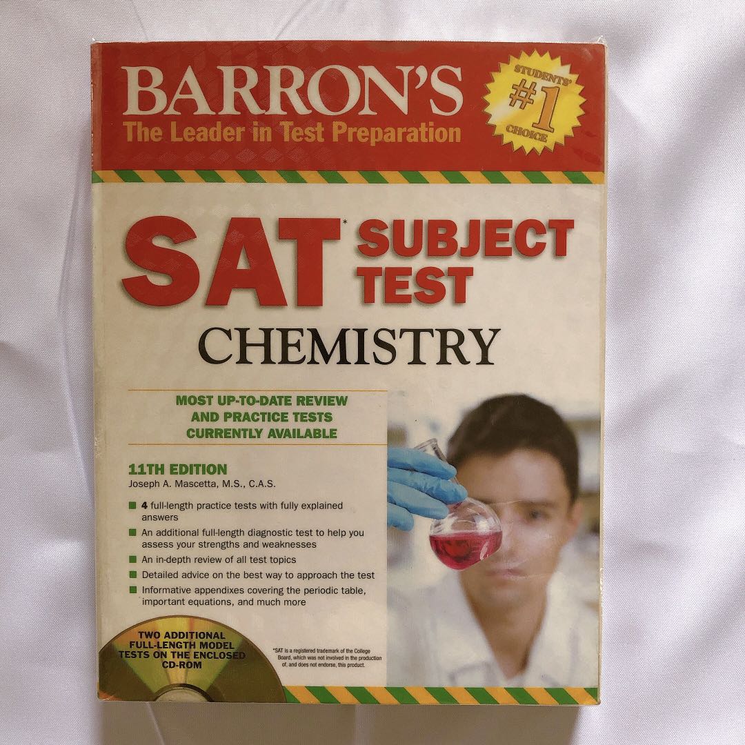 BARRONS SAT CHEMISTRY ORACTICE REVIEW COLLEGE REVIEW, Hobbies & Toys ...
