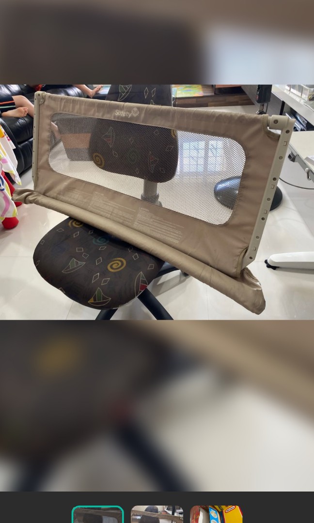 Bed rail guard- safety first, Babies & Kids, Baby Nursery & Kids ...