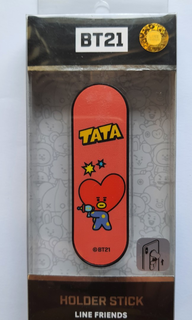 BTS BT21 Tata Holder Stick for Mobile Phone, Mobile Phones & Gadgets ...