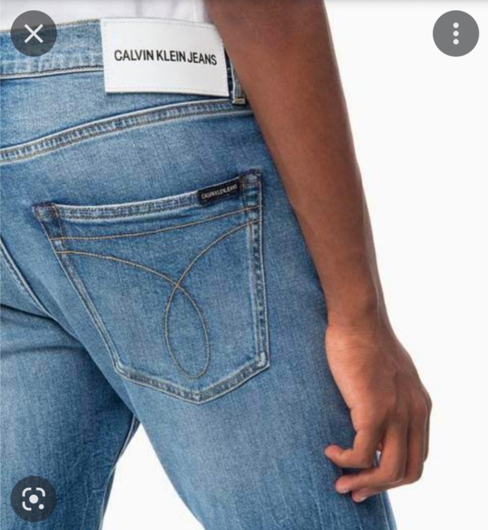 CALVIN KLEIN JEANS 'WHITE LABEL', Men's Fashion, Bottoms, Jeans on ...