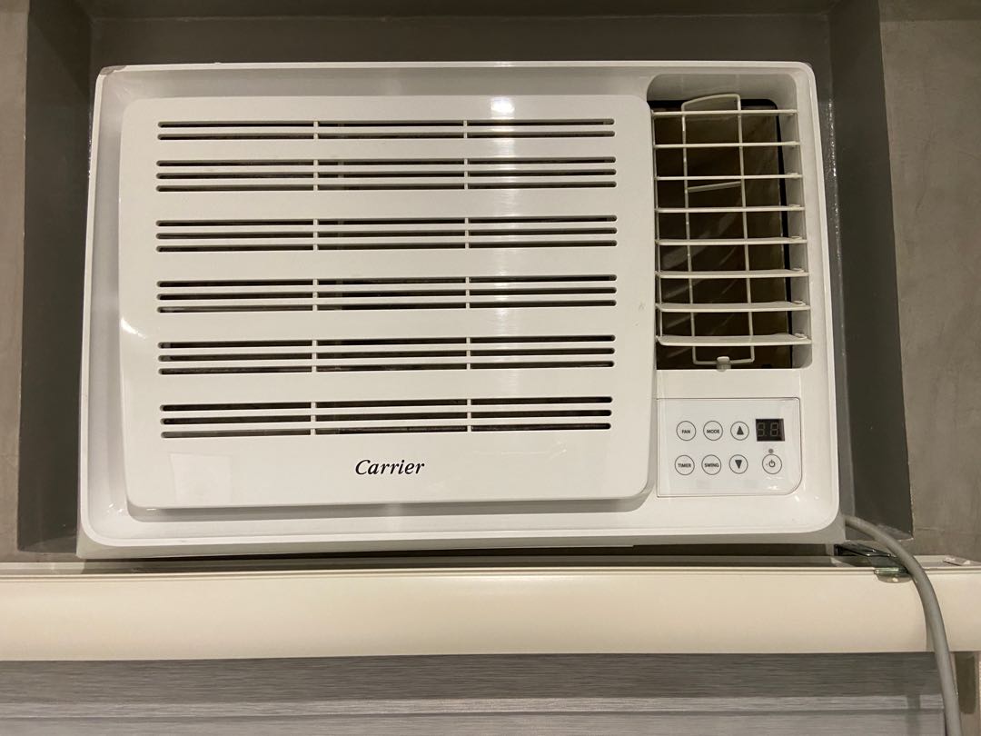 Carrier Aircon 1.5HP (Window Type), TV & Home Appliances, Air ...