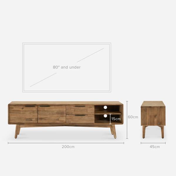Castlery Seb TV console 2m, Furniture & Home Living, Furniture, TV ...