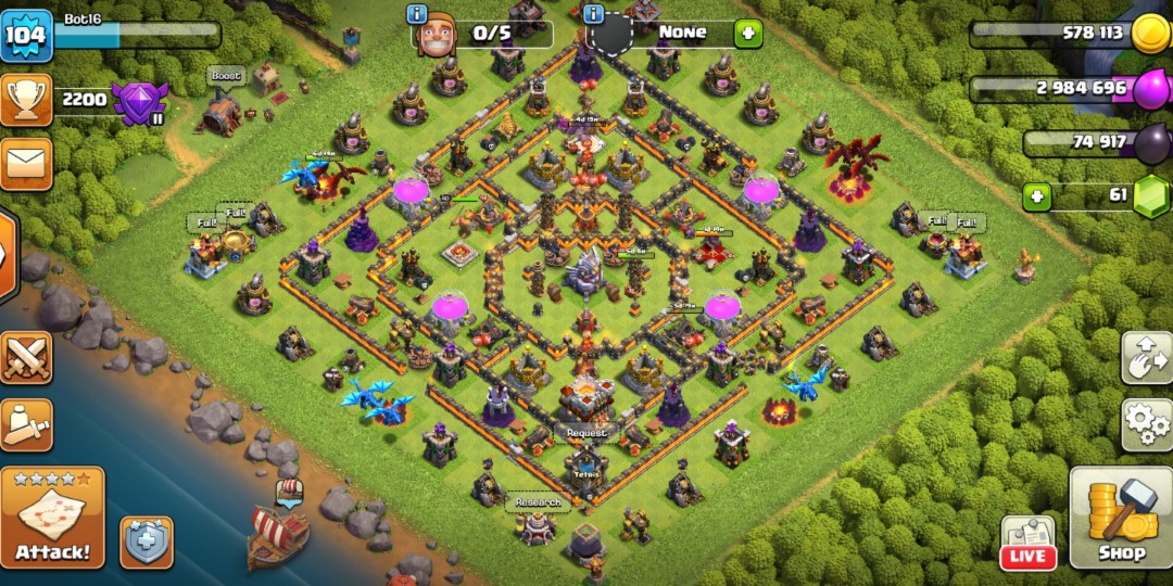 Clash of clan coc acc account, Video Gaming, Gaming Accessories ...