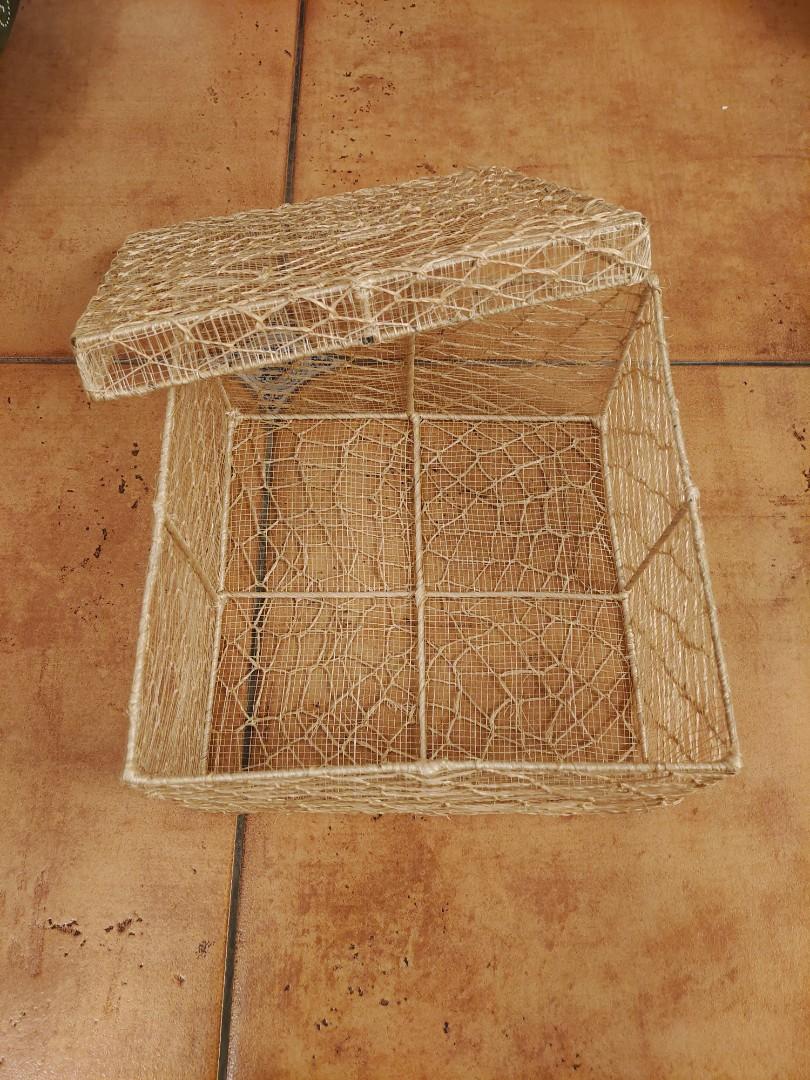 classy translucent basket, Furniture & Home Living, Home Improvement ...