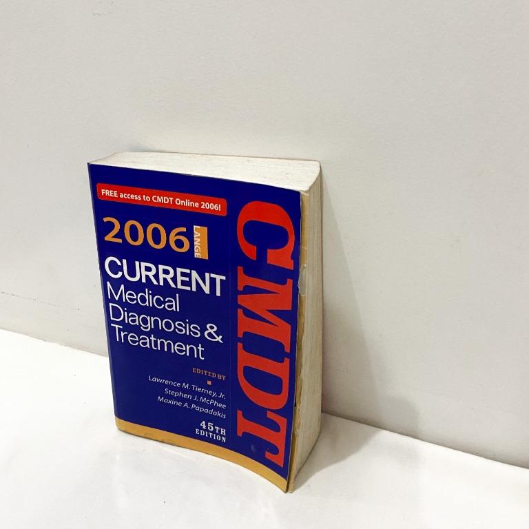CMDT Current Medical Diagnosis and Treatment 2006 Lange, Hobbies & Toys ...